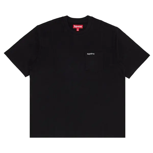 Supreme Short-sleeve Pocket Tee - Black