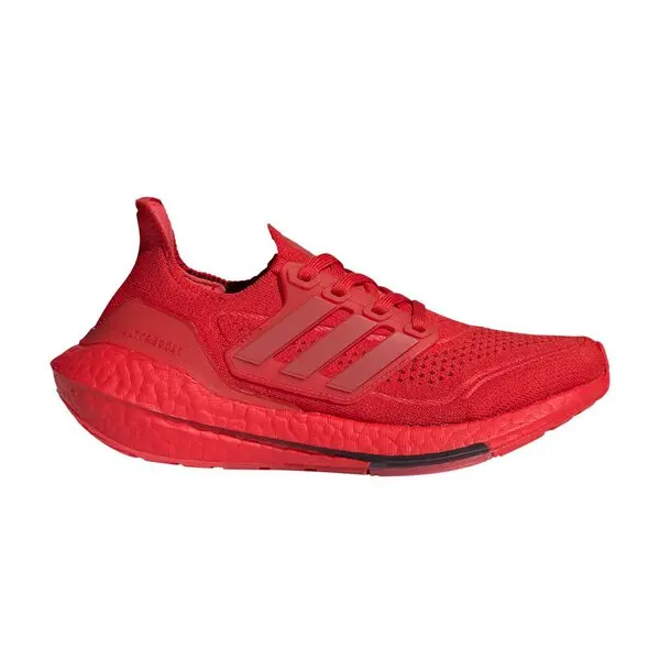 Adidas Ultraboost 21 J Athletic Sneakers - Red