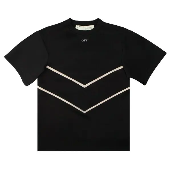 Off-White Intarsia Short Dress - Black