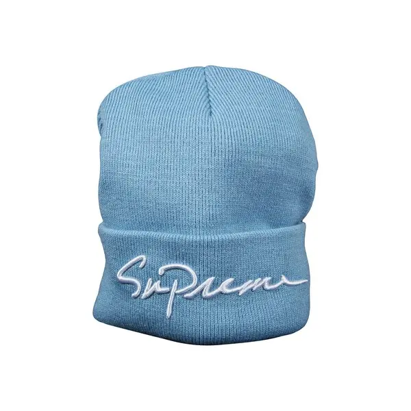 Supreme Classic Script Beanie - Blue
