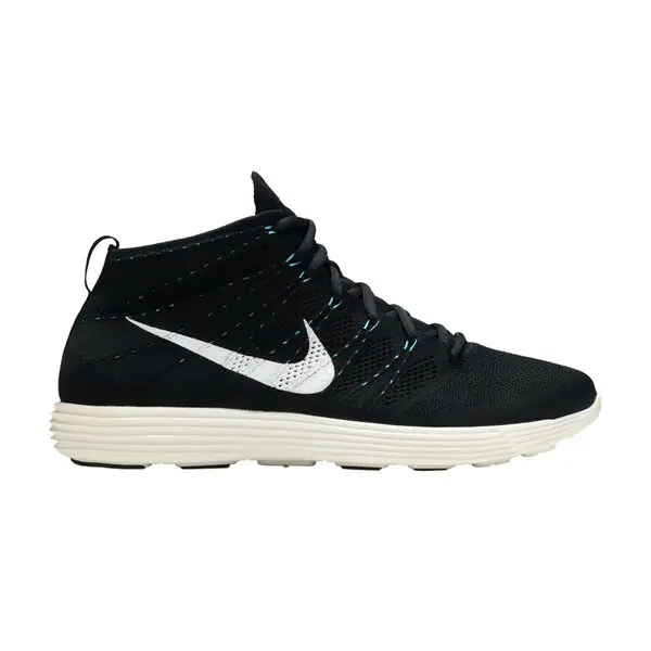 Nike Lunar Flyknit Chukka Sneakers - Black