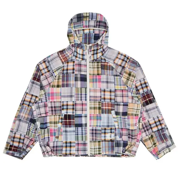 Supreme X Goodenough Patchwork Madras Hooded Jacket