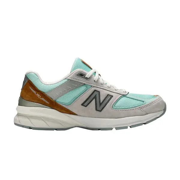 NEW BALANCE 990v5 Made In Usa 'kawhi' Sneakers - Teal