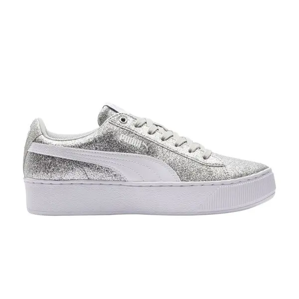 PUMA Vikky Platform Jr 'glitz' Sneakers - Silver