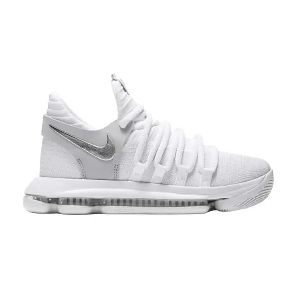 Nike Kd 10 Gs Sneakers - White