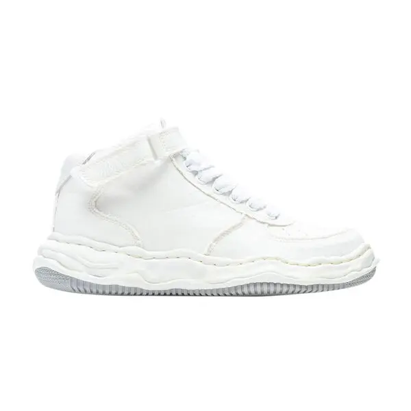 Mihara Yasuhiro Wayne Og Sole Washed Canvas High Sneakers