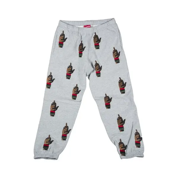 Supreme Dead Prez Rbg Embroidered Sweatpant - Grey