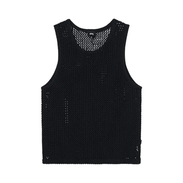 StÜssy O'dyed Mesh Tank - Black