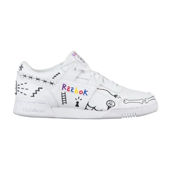 Reebok Trouble Andrew X Workout Plus 3 Am Sneakers - White | Editorialist