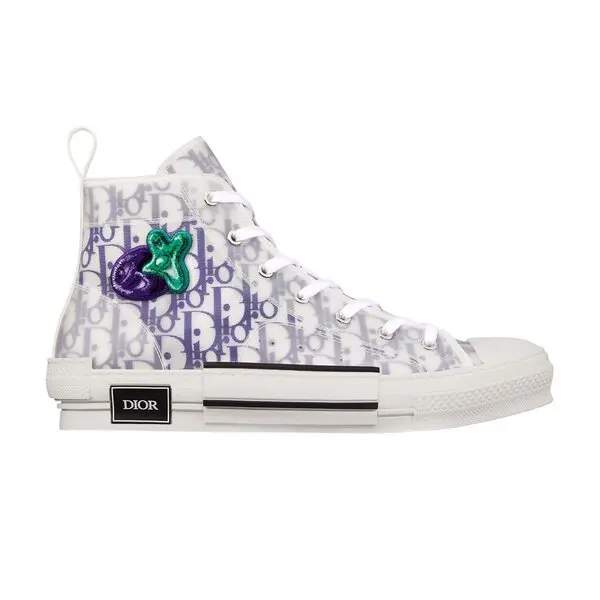 Dior Kenny Scharf X B23 High Top Sneakers - White