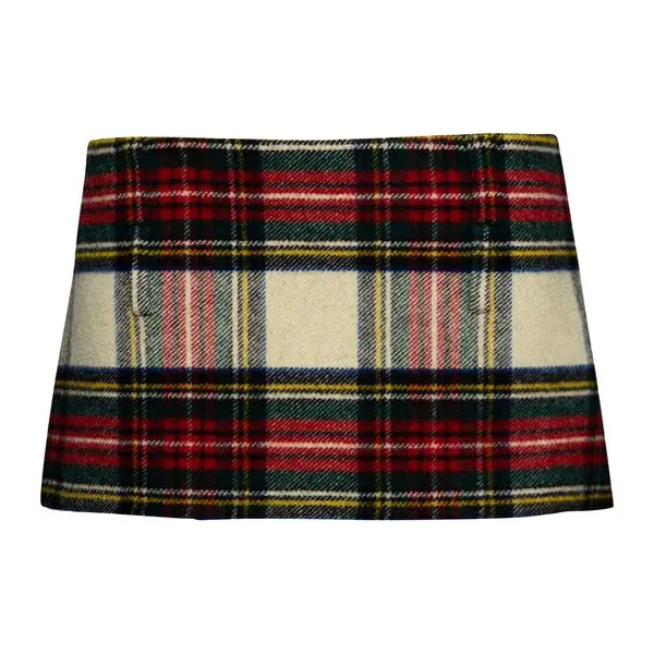 Miu Miu Plaid Miniskirt