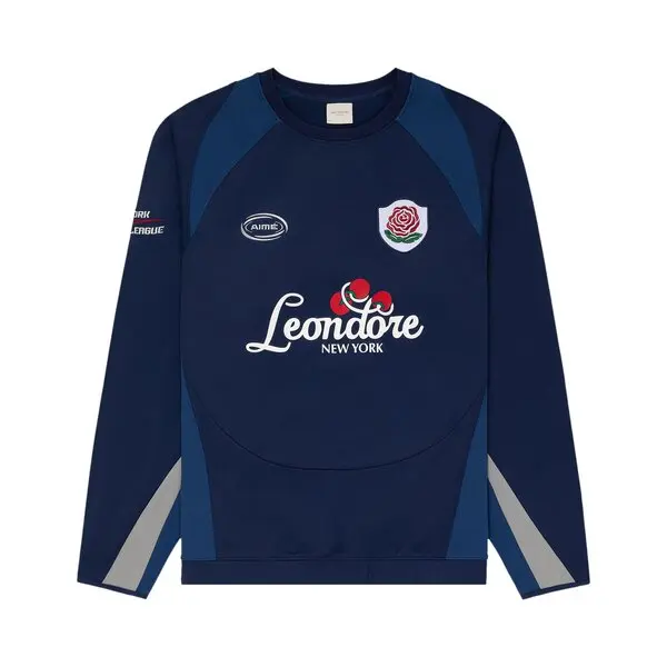Aimé Leon Dore Team Leon Crewneck Sweatshirt - Blue