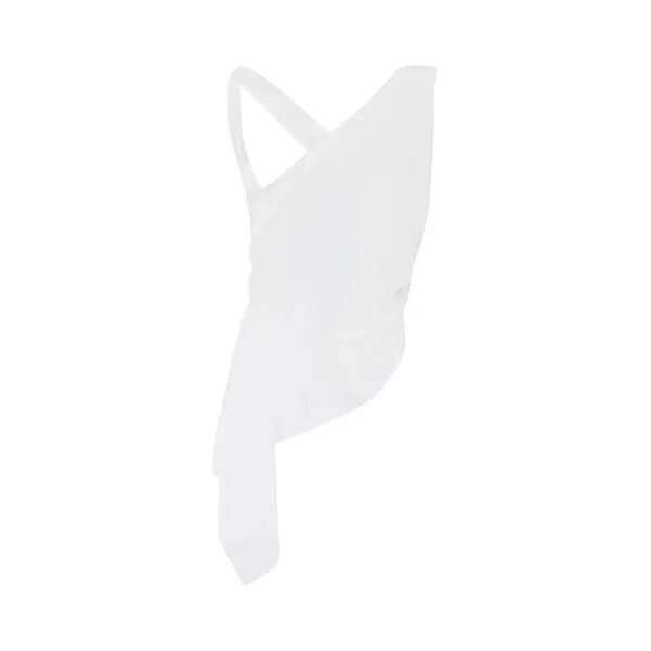 Rhude Asymmetrical Draped Blouse