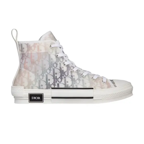 Dior B23 High Top Sneaker - White