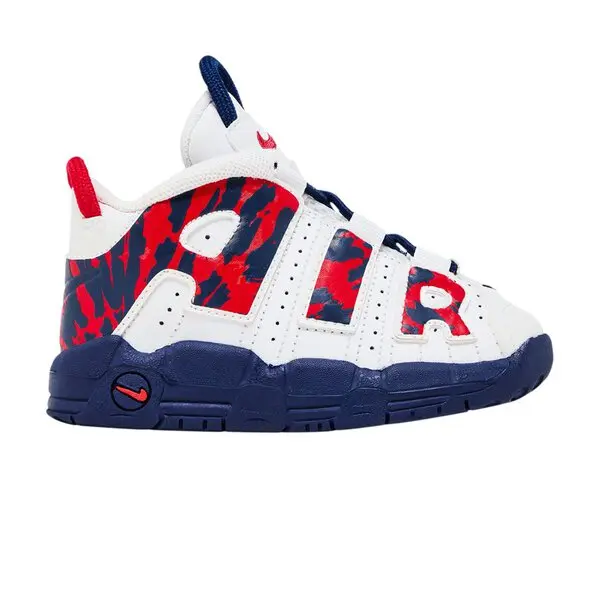 Nike Air More Uptempo Td 'red Navy Camo