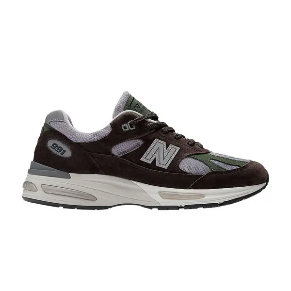 NEW BALANCE 991v2 Made In England Sneakers - Brown