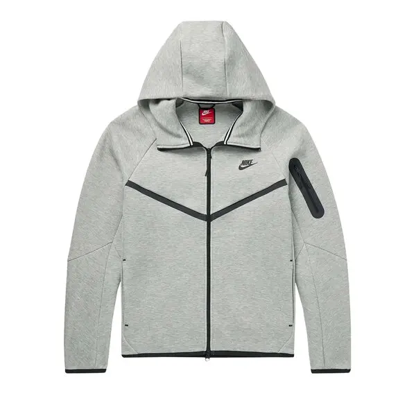 Nike Tech Full-zip Windrunner Hoodie - Grey