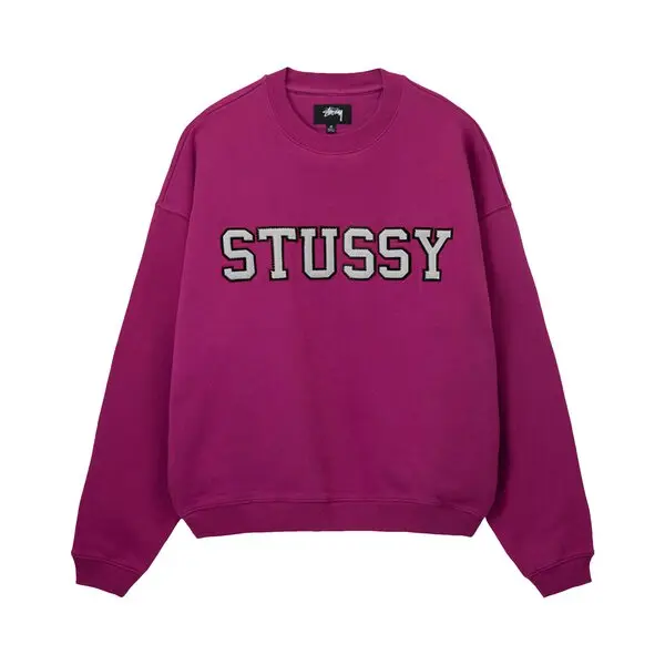 StÜssy Relaxed Oversized Crewneck - Pink