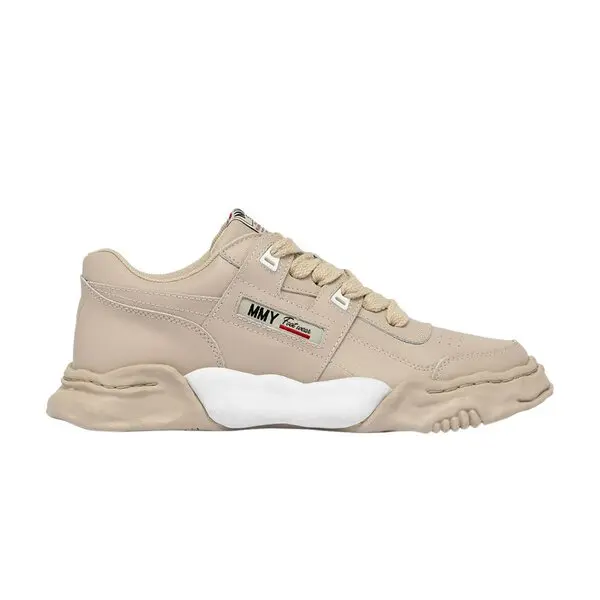 Mihara Yasuhiro Parker Og Sole Leather Low Sneaker - Cream