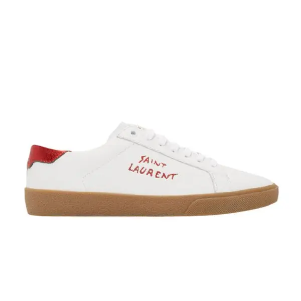 Saint Laurent Sl-06 Court Leather Sneakers