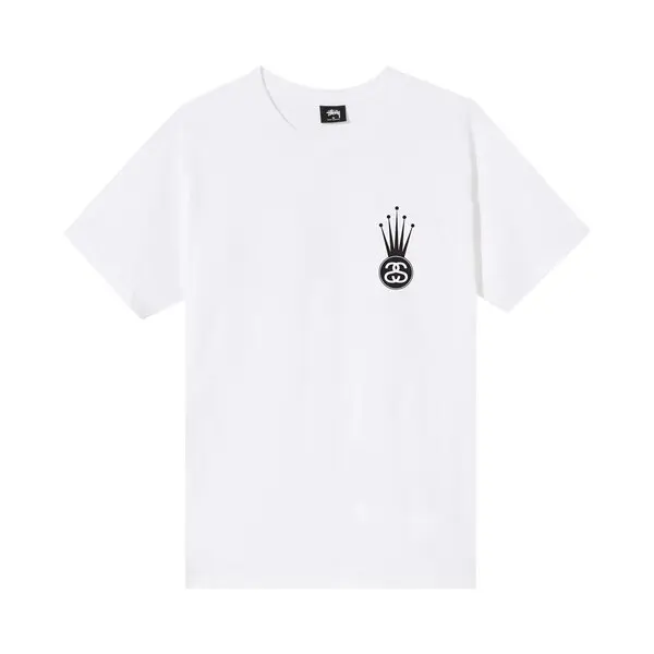 StÜssy Crown Link Tee - White