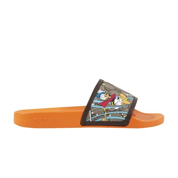 Gucci Disney X Pool Slide 'pursuit Donald Duck