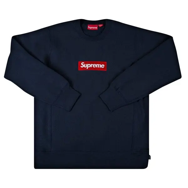 Supreme Box Logo Crewneck - Blue