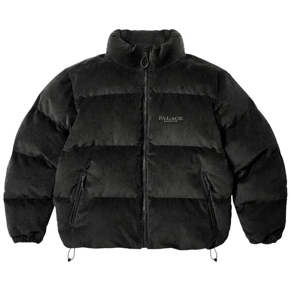 PALACE Corduroy Puffa Jacket - Black