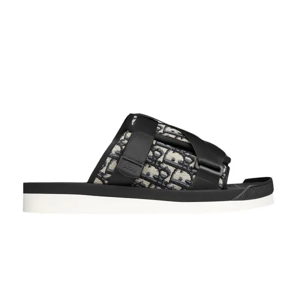 Dior Alpha Oblique Sandal - Black