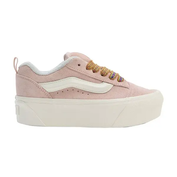 VANS Knu Stack Sneakers With Multi-color Laces - Pink