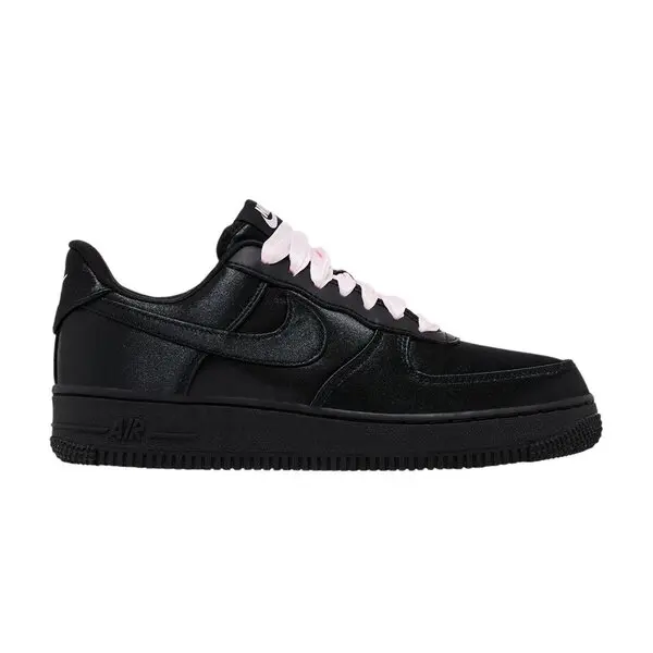 Nike Force 1 Low Satin - Black
