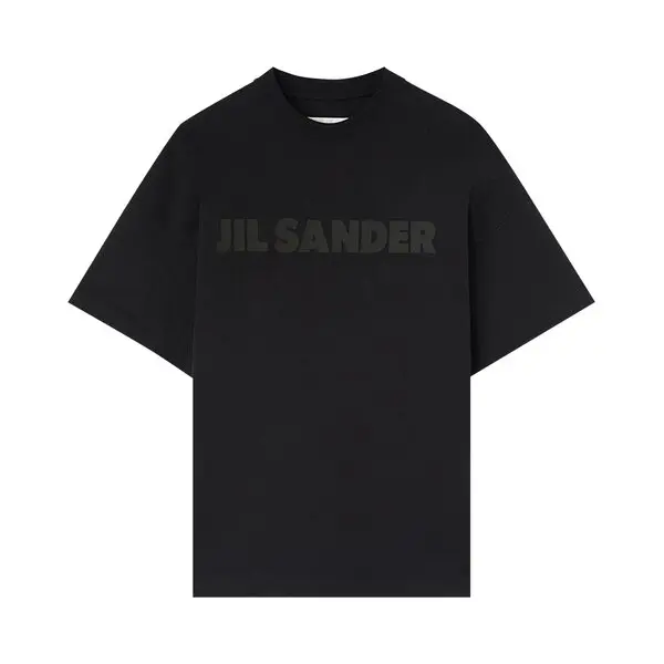 JIL SANDER Logo Boxy T-shirt - Black