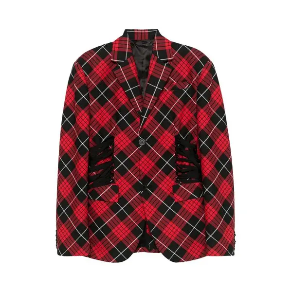 Jean Paul Gaultier Tartan Tailored Jacket