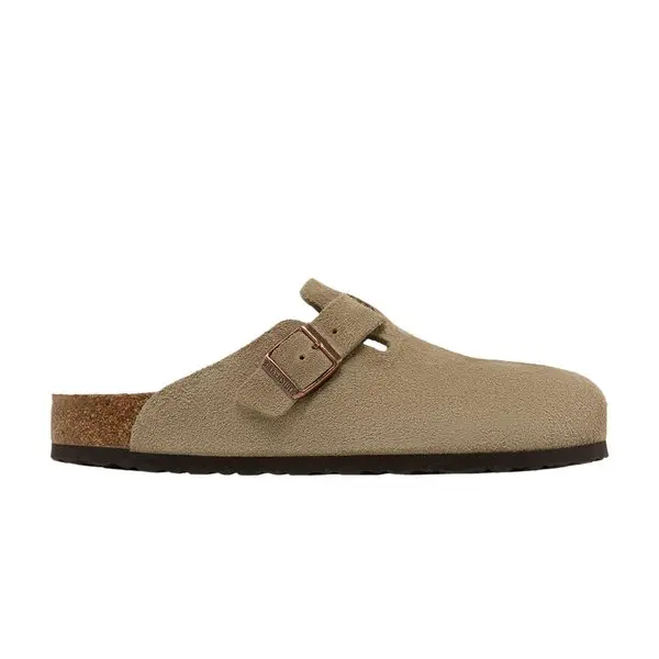 BIRKENSTOCK Boston Soft Footbed Suede Clogs