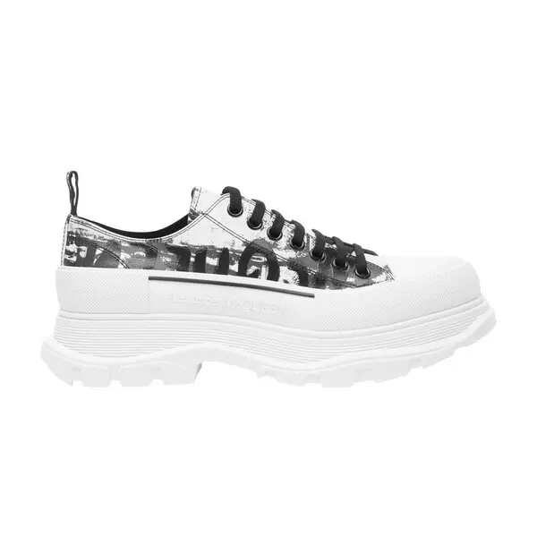 Alexander McQueen Tread Slick Lace-up With Jacket Print