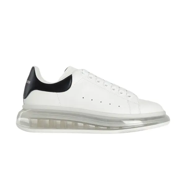 Alexander McQueen Oversized Sneaker With Clear Sole - White