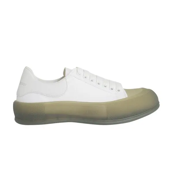 Alexander McQueen Deck Lace-up Plimsoll - White
