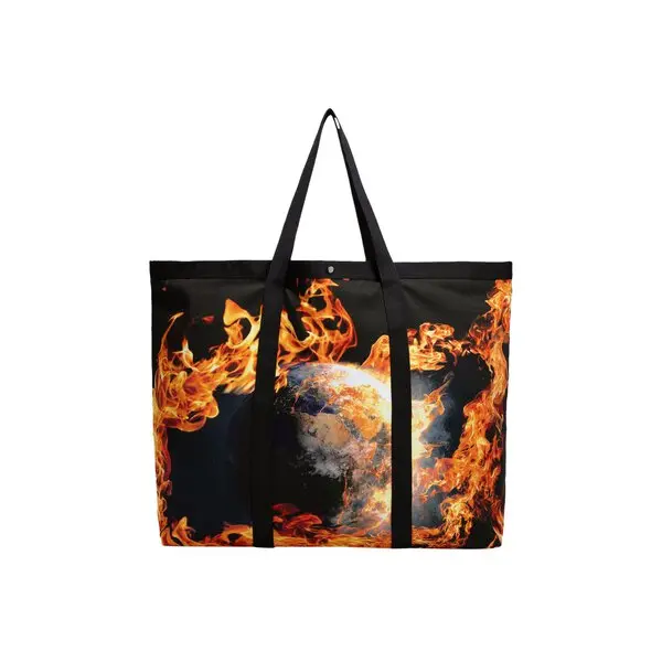 SKY HIGH FARM WORKWEAR World Is Burning Tote