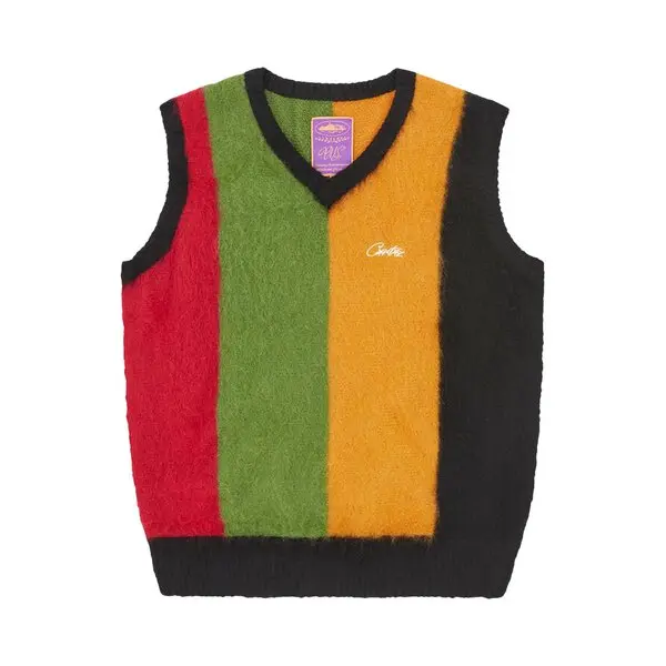 CORTEIZ Mohair Knit Vest - Multicolor