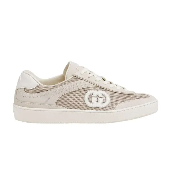 Gucci G74 Interlocking G Sneakers - Cream