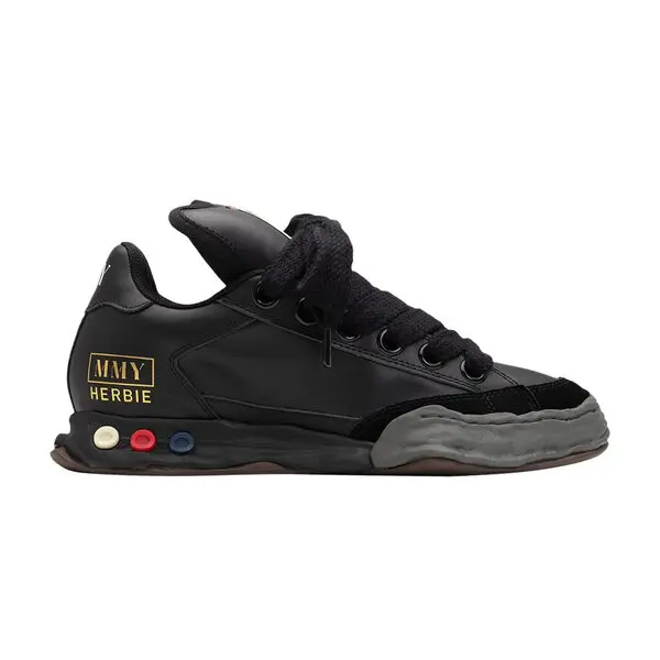 Mihara Yasuhiro Herbie Puffer Og Sole Leather Low - Black