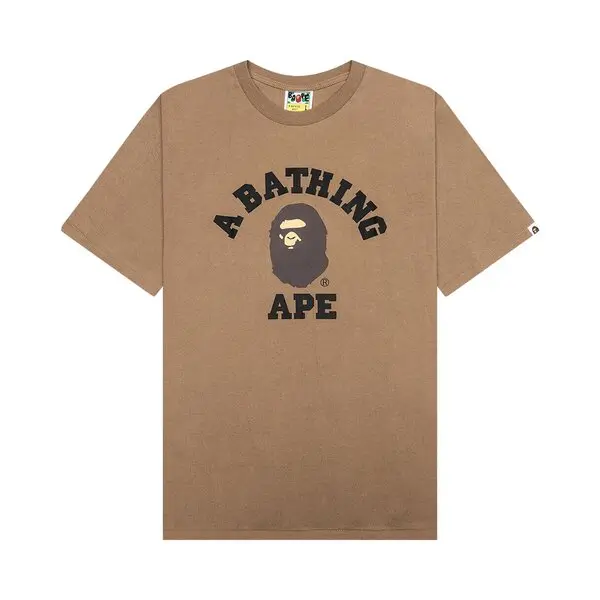 BAPE College Tee - Tan
