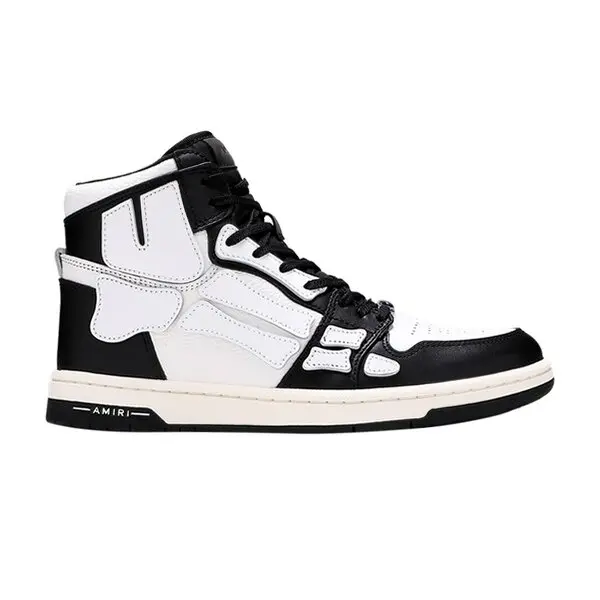 Amiri Skeleton High Top Sneakers - Black
