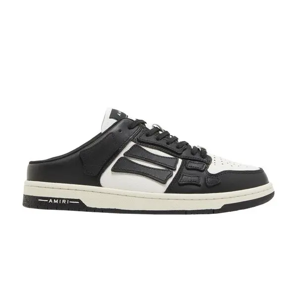 Amiri Skel Top Low Slip-on Sneakers - Black