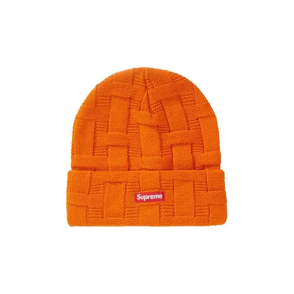 Supreme Basket Weave Beanie - Orange