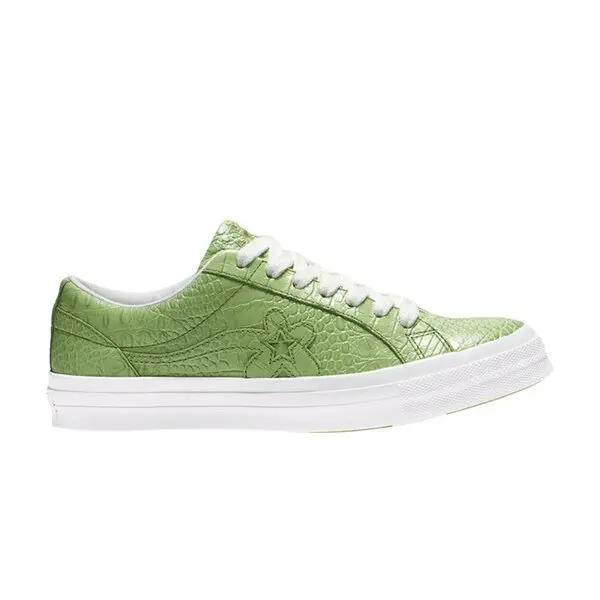 CONVERSE Golf Le Fleur X One Star Low 'gator Collection' Sample - Green