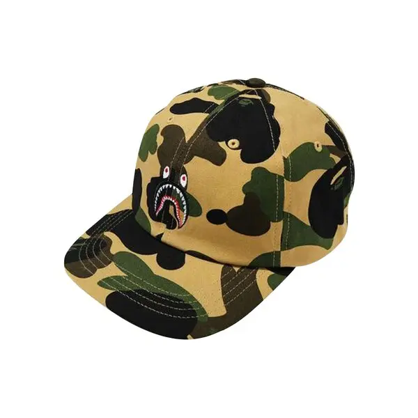BAPE 1st Camo Shark Cap - Yellow