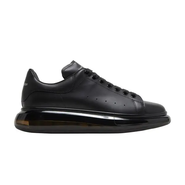 Alexander McQueen Oversized Sneaker With Clear Sole - Black