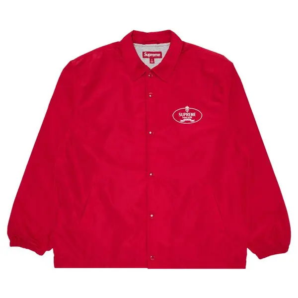 Supreme Crest Coaches Jacket - Red