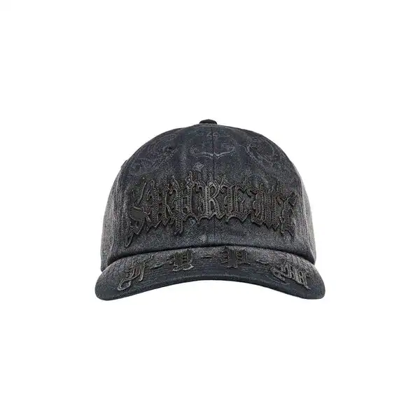 supreme Leather Appliqué 6-Panel Black Supreme Leather Appliqué 6-Panel Cap - Black | Editorialist